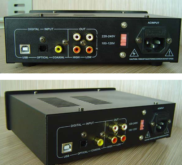 Quality DAC-01B DAC Decoders/Headphone/PreAmplifier TE7022 USB card ...