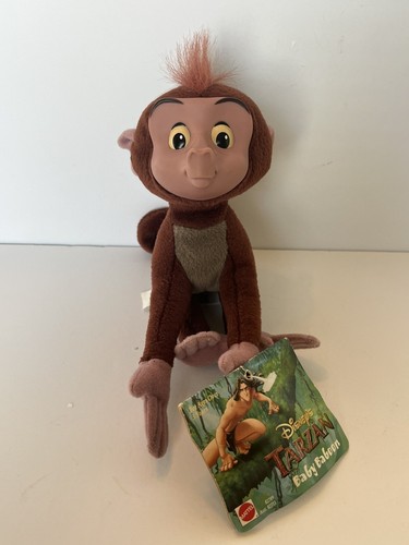 Vintage Mattel Disney Tarzan Baby Baboon Bean Bag Plush Stuffed Animal ...