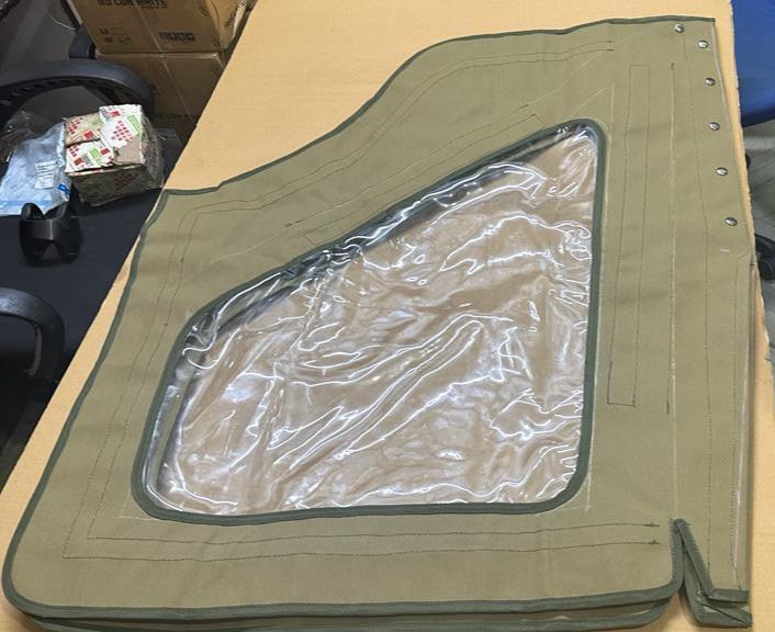 Complete Canvas Soft Top For JEEP WILLYS MB GPW Hotkiss OD Green/Brown ...