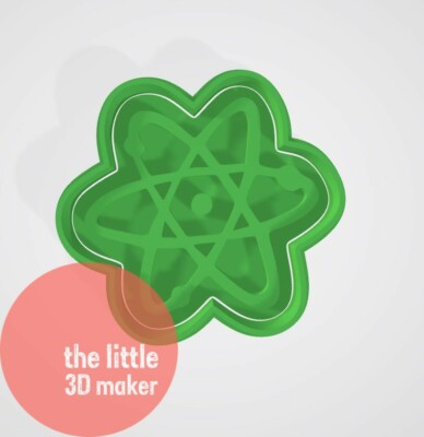 Atom Electron Cookie Cutter Stamp Fondant Embosser | eBay Australia