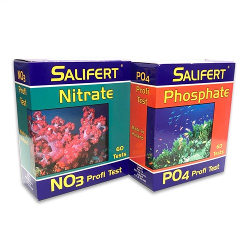 Salifert Test Kit Combo Marine Algae Control Nitrate NO3 Phosphate PO4 ...