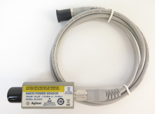 Agilent 8487D Power Sensor 50MHz to 50GHz -70dBm to -20dBm, 100pW-10uW ...