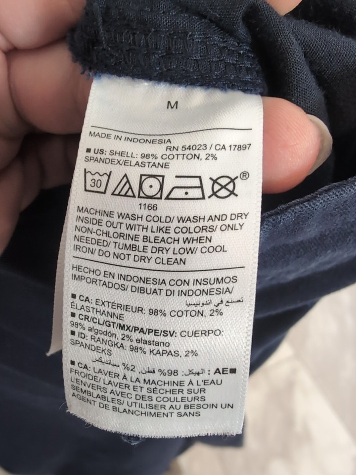 Women's Navy Ocg Chino Pants Size Medium | eBay