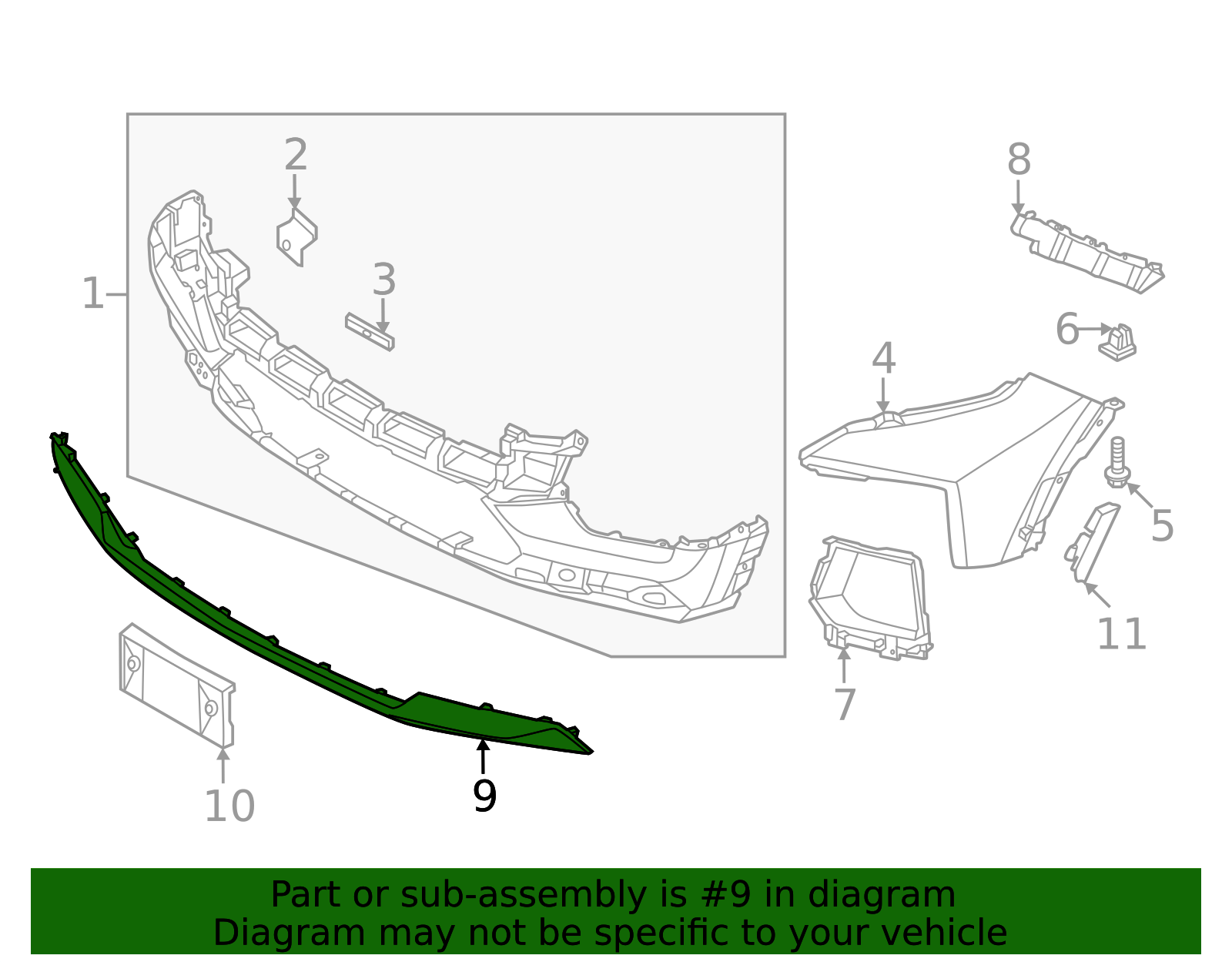 Genuine Hyundai OE Skid Plate-Fr Bumper 86577-K5000 for sale online | eBay