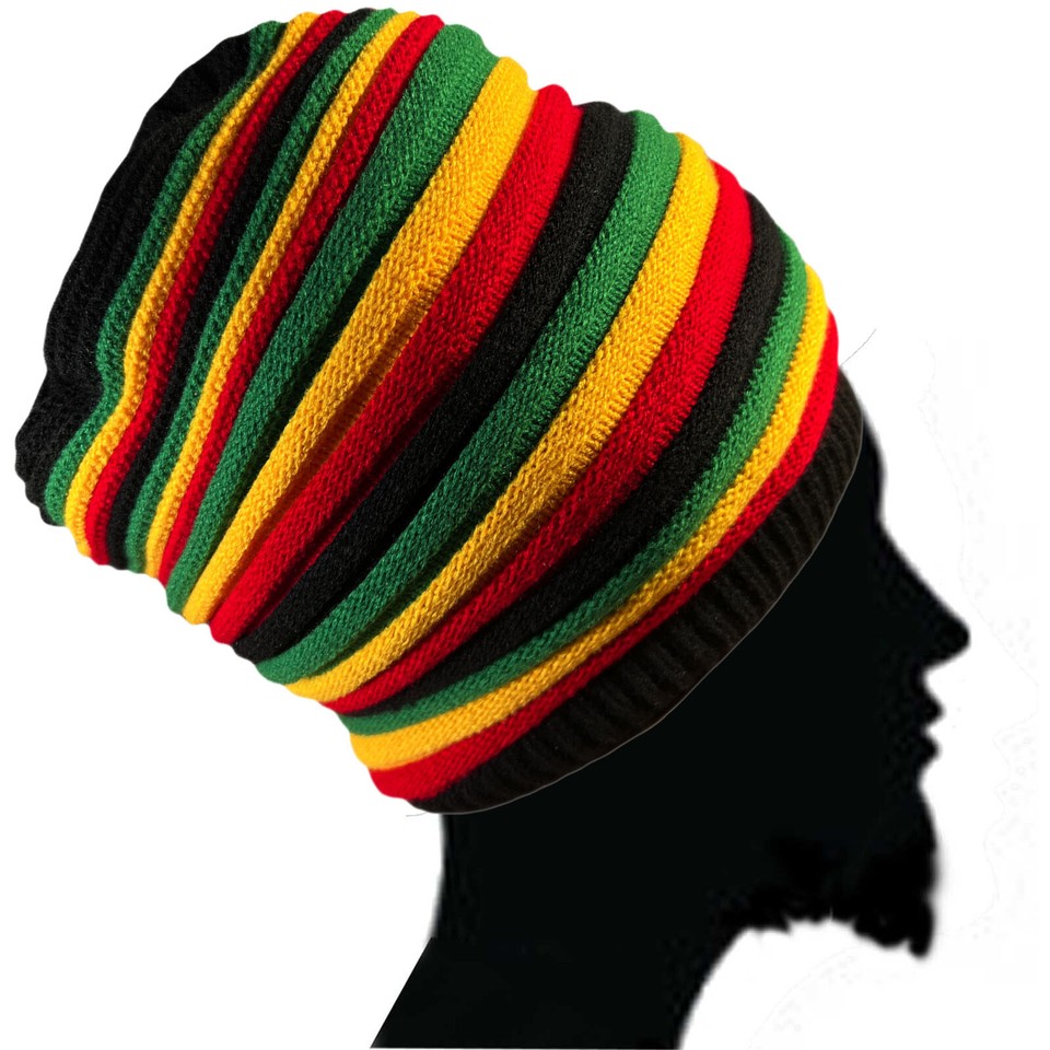 Large Rasta Tam Hat Cap Reggae Marley Dreads Rasta Jamaica Hats One ...