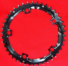 TRUVATIV Bike Chainring 52t 5 Bolt 130mm BCD Triple Steel Matte Black ...