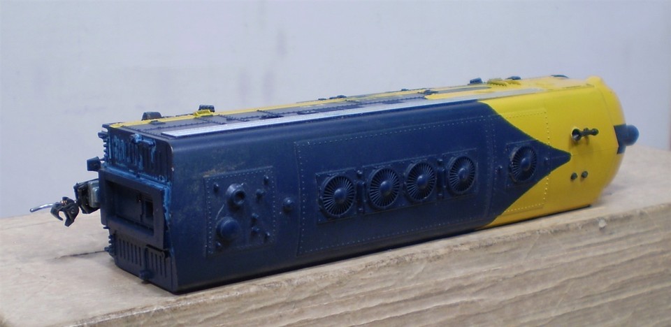 271C) HO F7A Diesel Locomotive 271C Santa Fe Restoration Project Repair ...