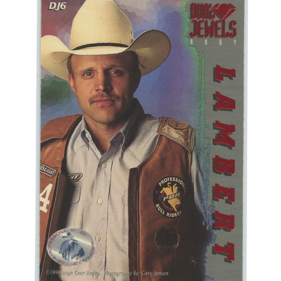 1996 High Gear Rodeo Crown Jewels Dual Ruby DJ6 Cody Custer & Cody Lambert | eBay