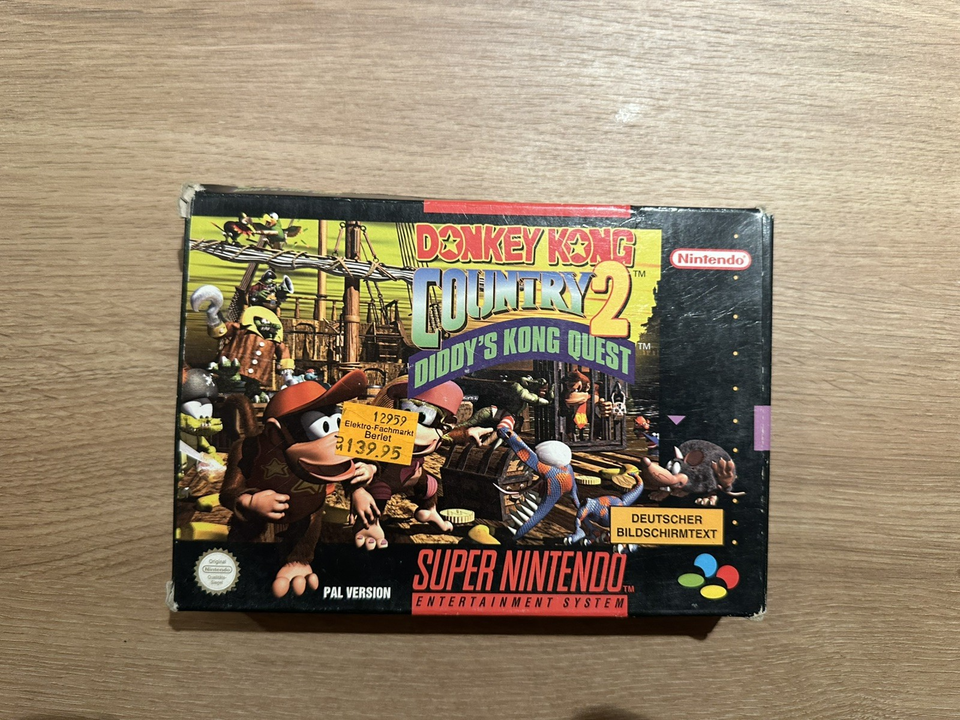 Donkey Kong Country 2 SNES OVP schöner Zustand CIB Sammler | eBay.de