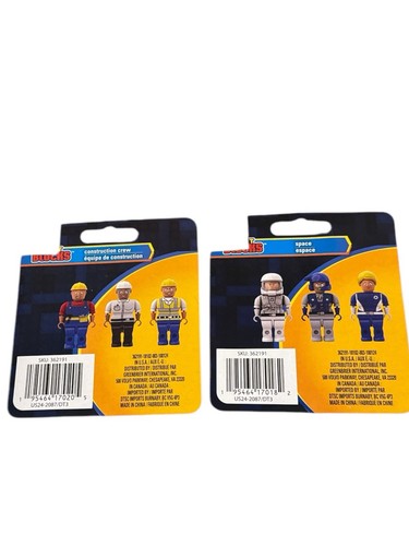 Make It Blocks Construction Crew Space Mini Action Figures Lot Of 2 ...