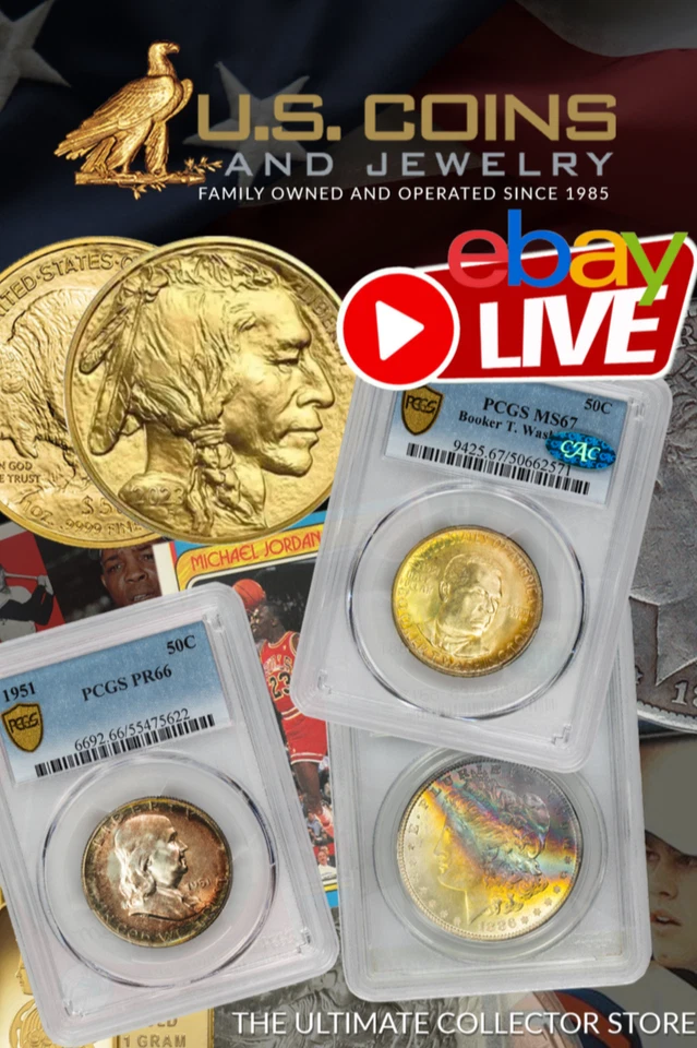 U.S. Coins And Jewelry Stack It Live: Gold, Silver, Coins | eBay Live Video