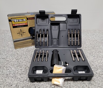 BSA Optics Laser Bore Sighter Kit with Arbors in Heavy Duty Case BS30 ...