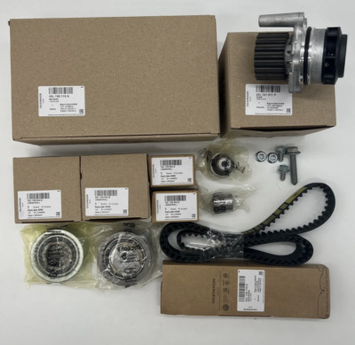Water Pump & Timing Belt Kit for 03L198119F VW Golf Jetta Tiguan AUDI ...