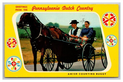 Greetings From Pennsylvania Dutch Country Kutztown PA Amish Courting ...