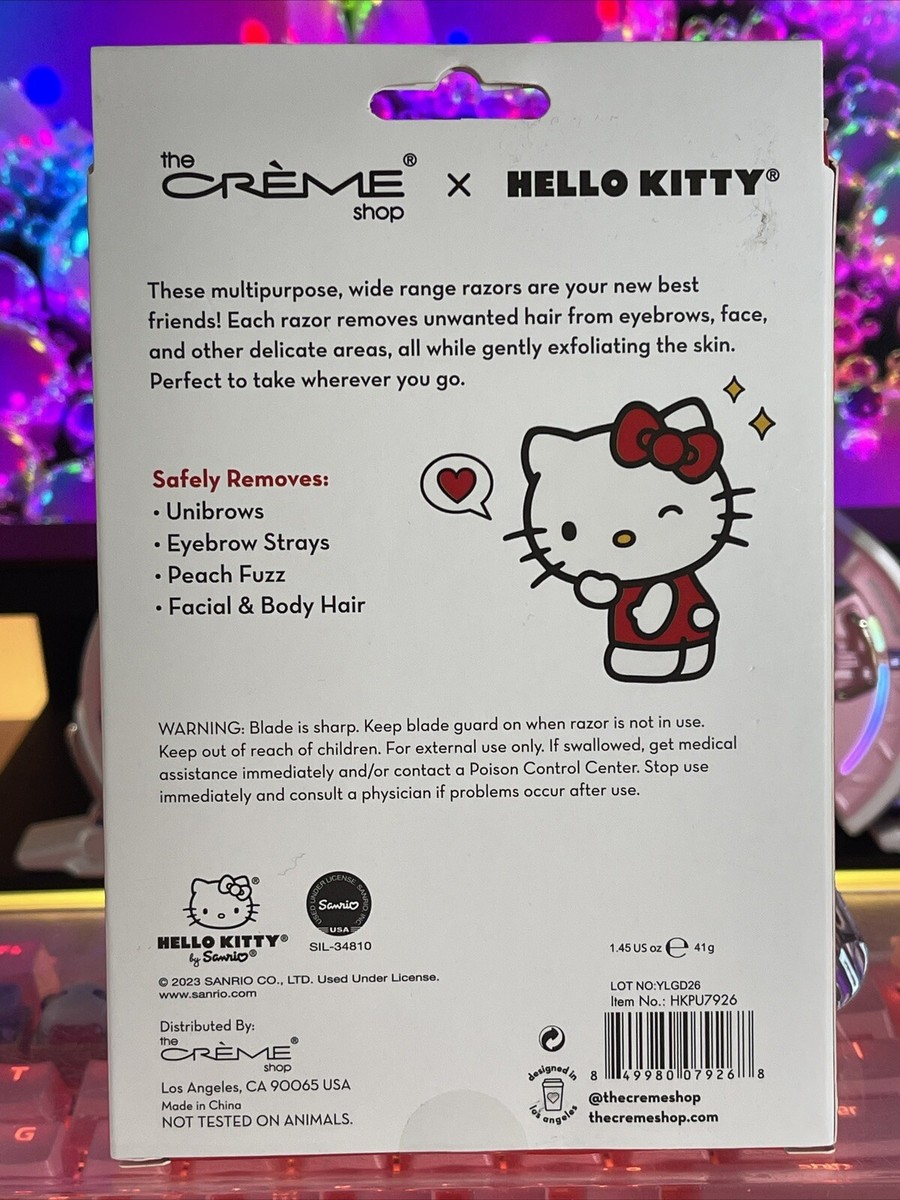 The Face Shop Hello Kitty Dermaplane & Sculpt Razors 3-Pack - Facial ...