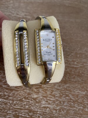 Marco Mac Quartz Crystal Gold/Silver Japan Ladies Watch And Bracelet | eBay