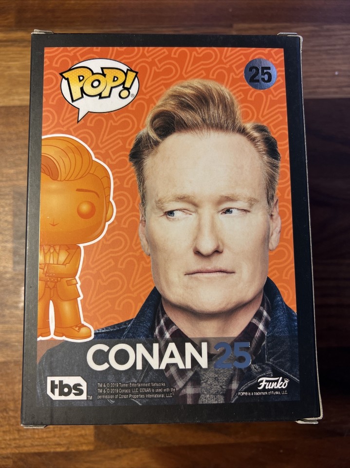Pop Funko #25 Conan O Brien Orange SDCC Exclusive | eBay