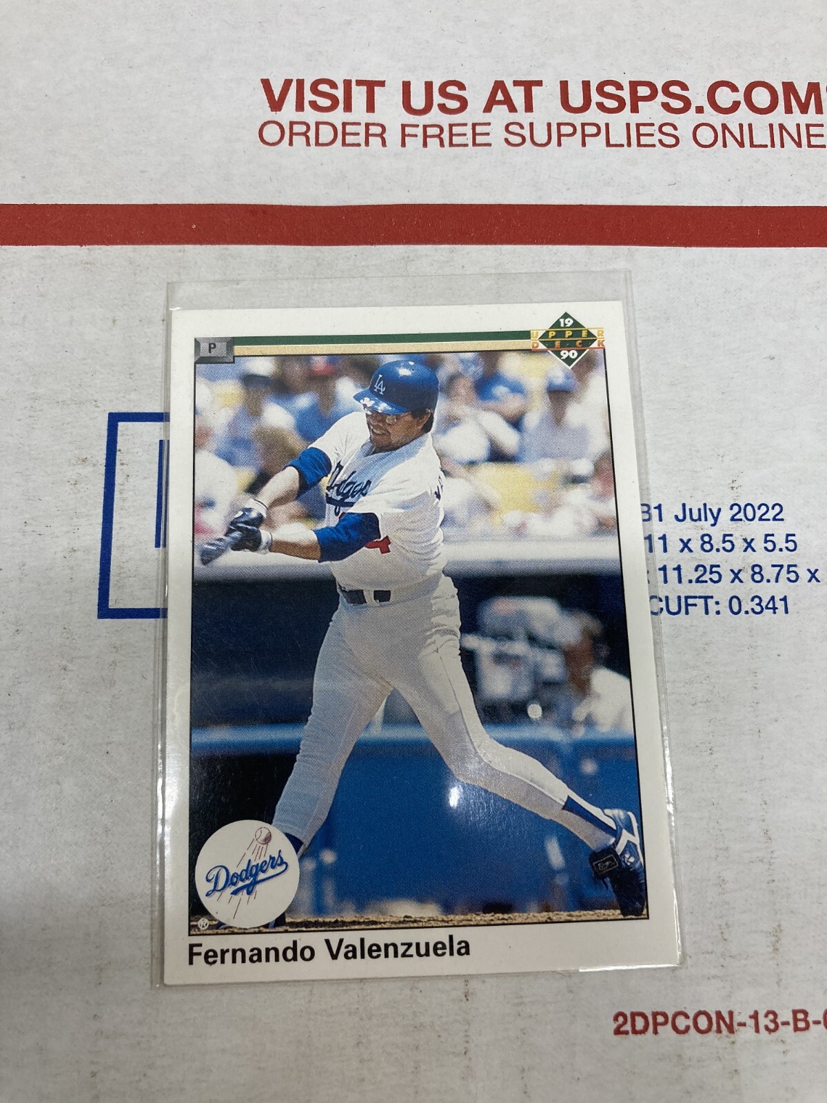 1990 Fernando Valenzuela Los Angeles Dodgers Upper Deck Baseball Card ...