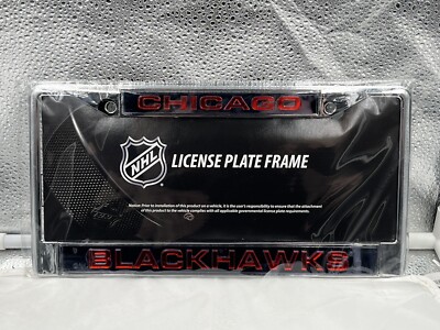 Chicago Blackhawks NHL Laser Cut License Plate Frame RICO | eBay