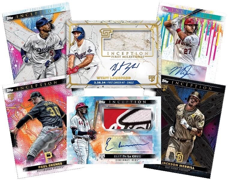 2024 TOPPS INCEPTION HOBBY BOX (1 AUTO/7 Cards) MLB Baseball Brand New ...