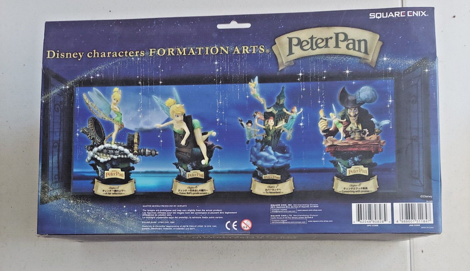 Disney Characters Formation Arts Peter Pan Box Set Square Enix | eBay
