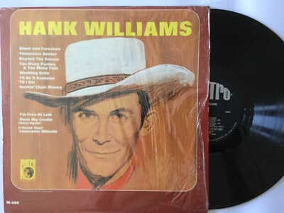 Hank Williams Self Titled Metro VG/VG+ Record Album LP Vinyl 33 rpm | eBay
