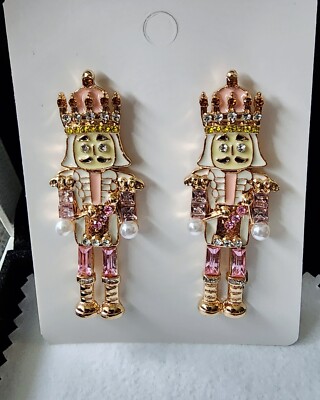 New Christmas nutcracker BaubleBar style stud earrings | eBay