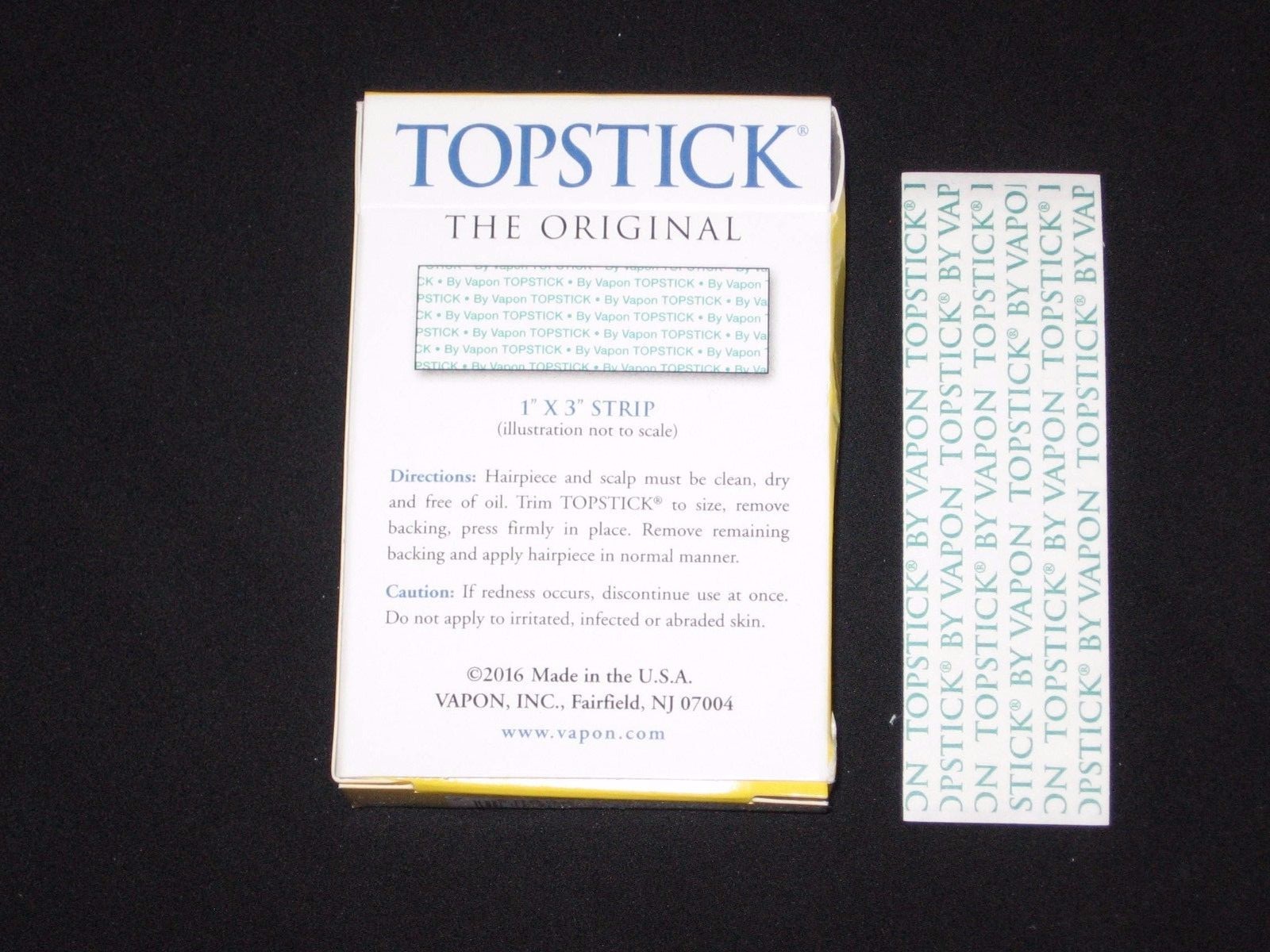 Vapon Topstick® Clear Tape Mens Grooming 1/2″ Topstick/“A” Curve/1″X 3 ...