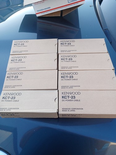 Lot (8) NEW Kenwood KCT-23 DC Power Cable Ham Radio 17' OEM NOS | eBay
