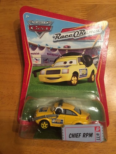 2008 Disney Pixar World of Cars Movie #77 Chief RPM Die-Cast Toy ...
