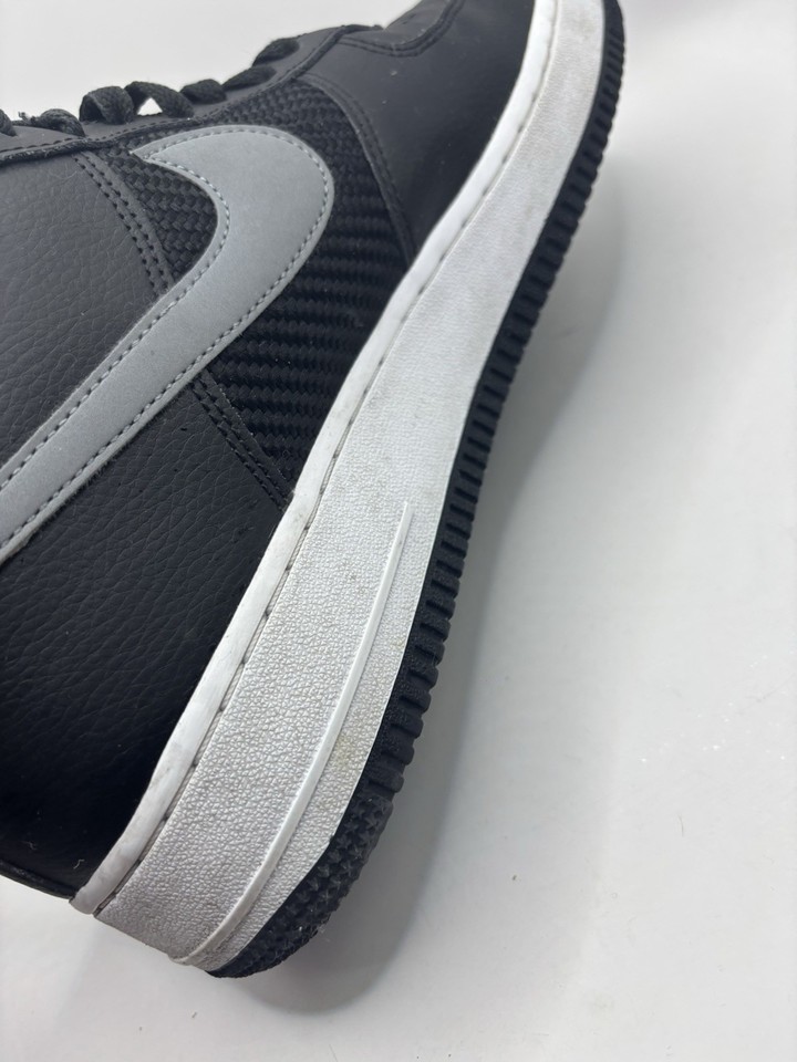 Nike Air Force 1 Black Grey Trainers Sneakers UK 10 Men’s | eBay