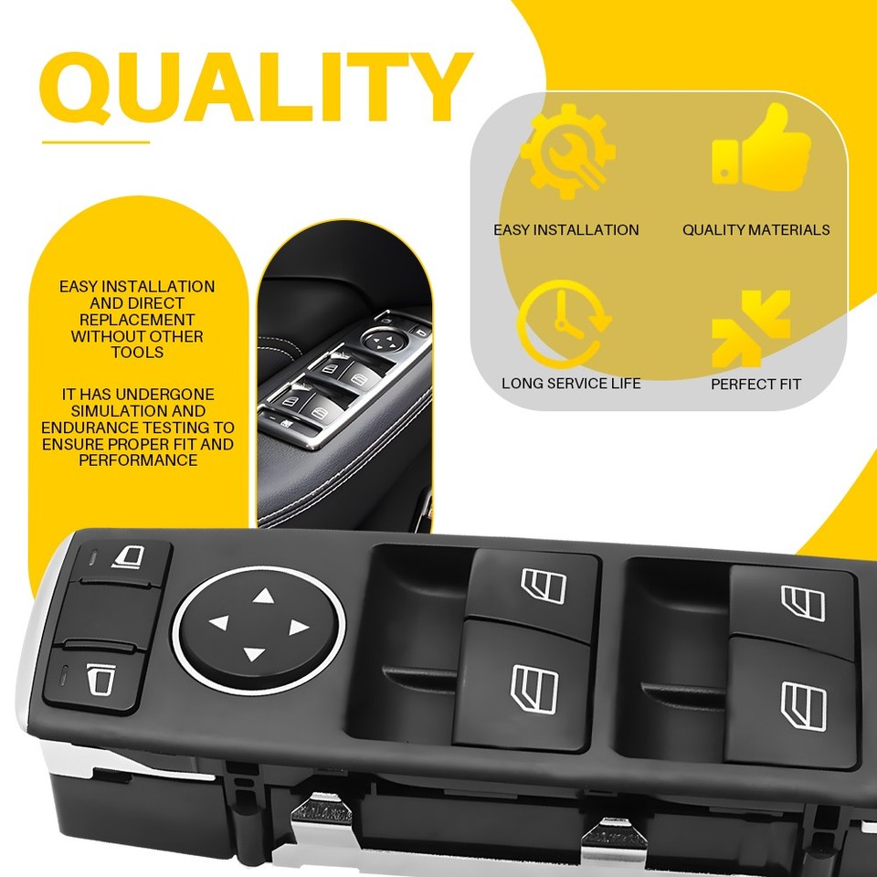 Driver Master Power Window Switch For Mercedes-Benz A-CLASS (W176) 2012 ...