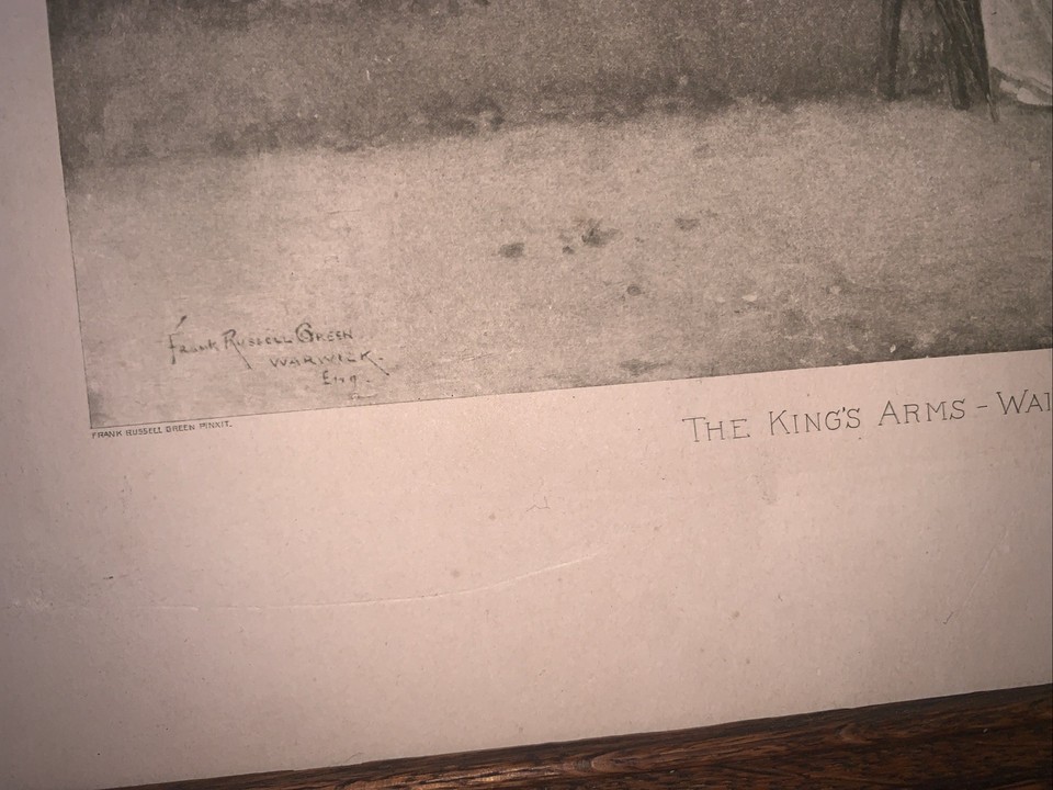 "The King's Arms Waiting For The Coach" Frank Russell Green NY ...