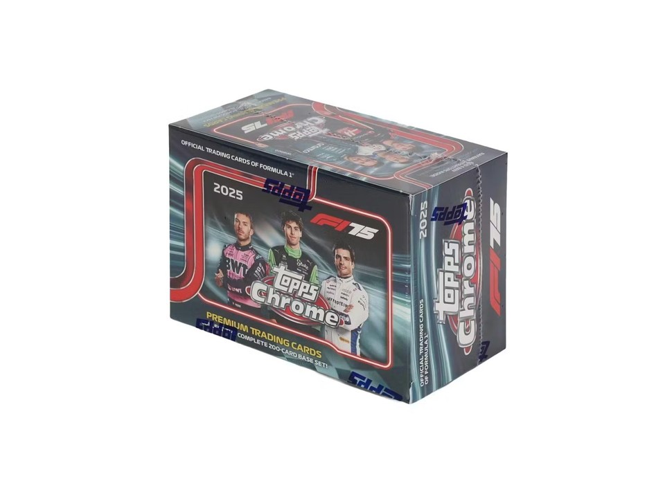2025 TOPPS CHROME Formula 1 VALUE BLASTER BOX (24 Cards) F1 Racing New ...