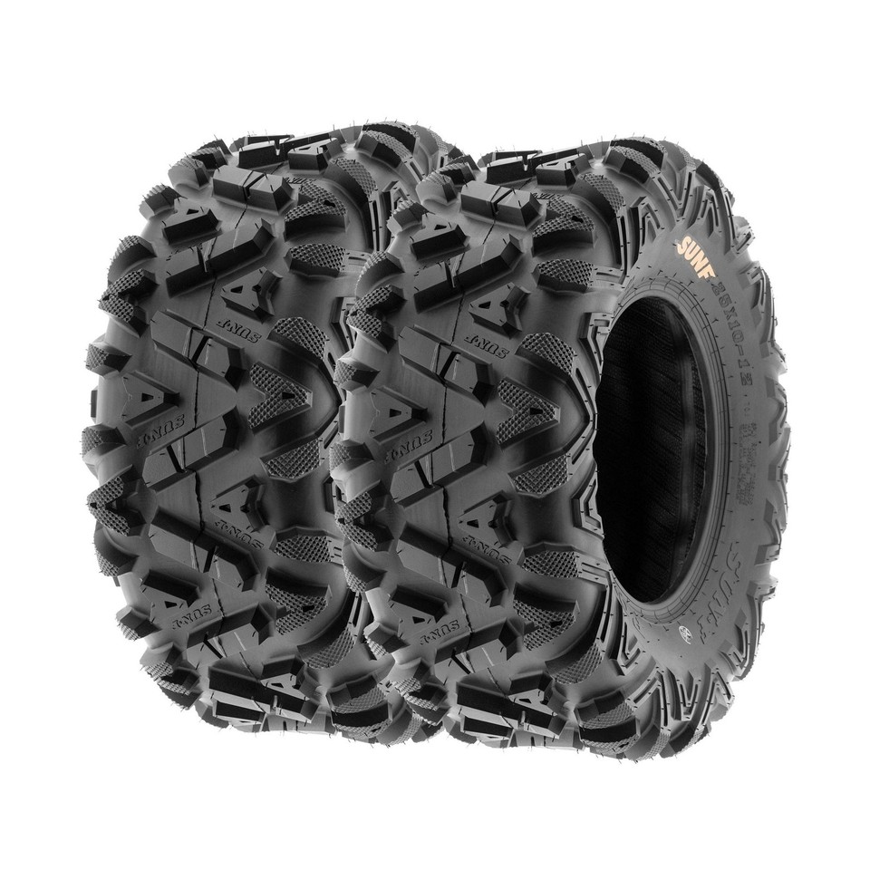 SunF Power.I 25 inch ATV UTV all-terrain Tires 25x8-12 & 25x11-12, 6 PR ...