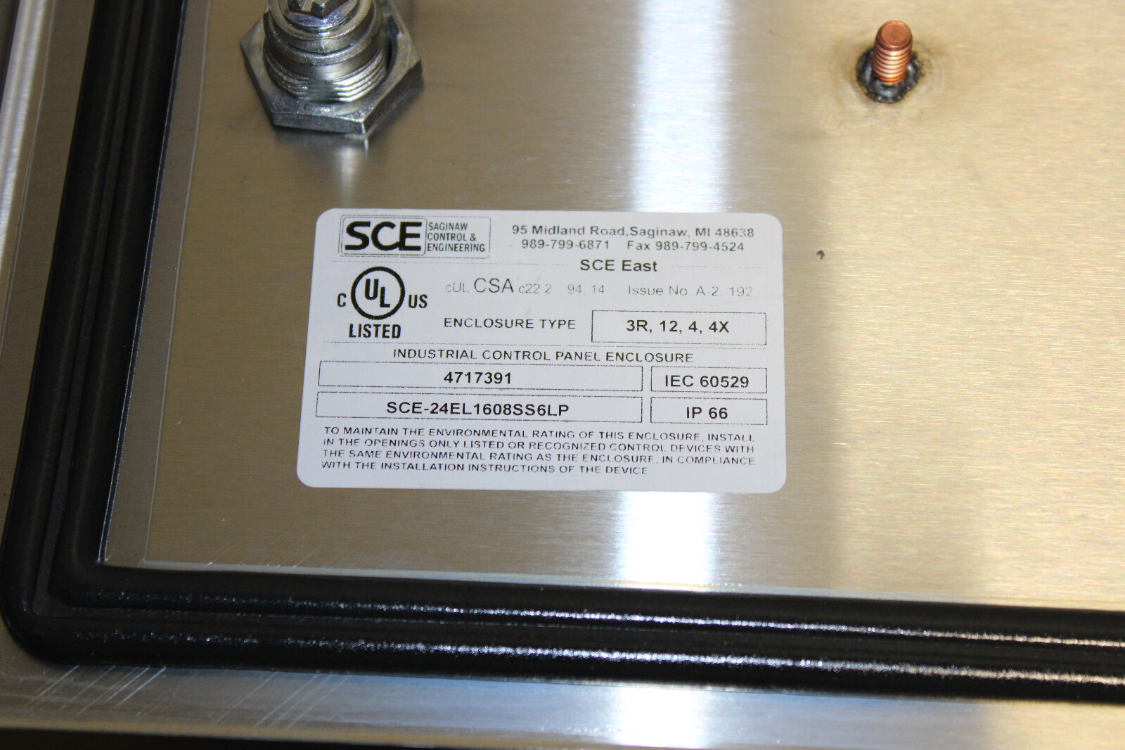 GOULDS MCC 100MC1H5A0 1X1.25-6-2P-PM PUMP NEW WITH NEW SS CONTROL PANEL ...