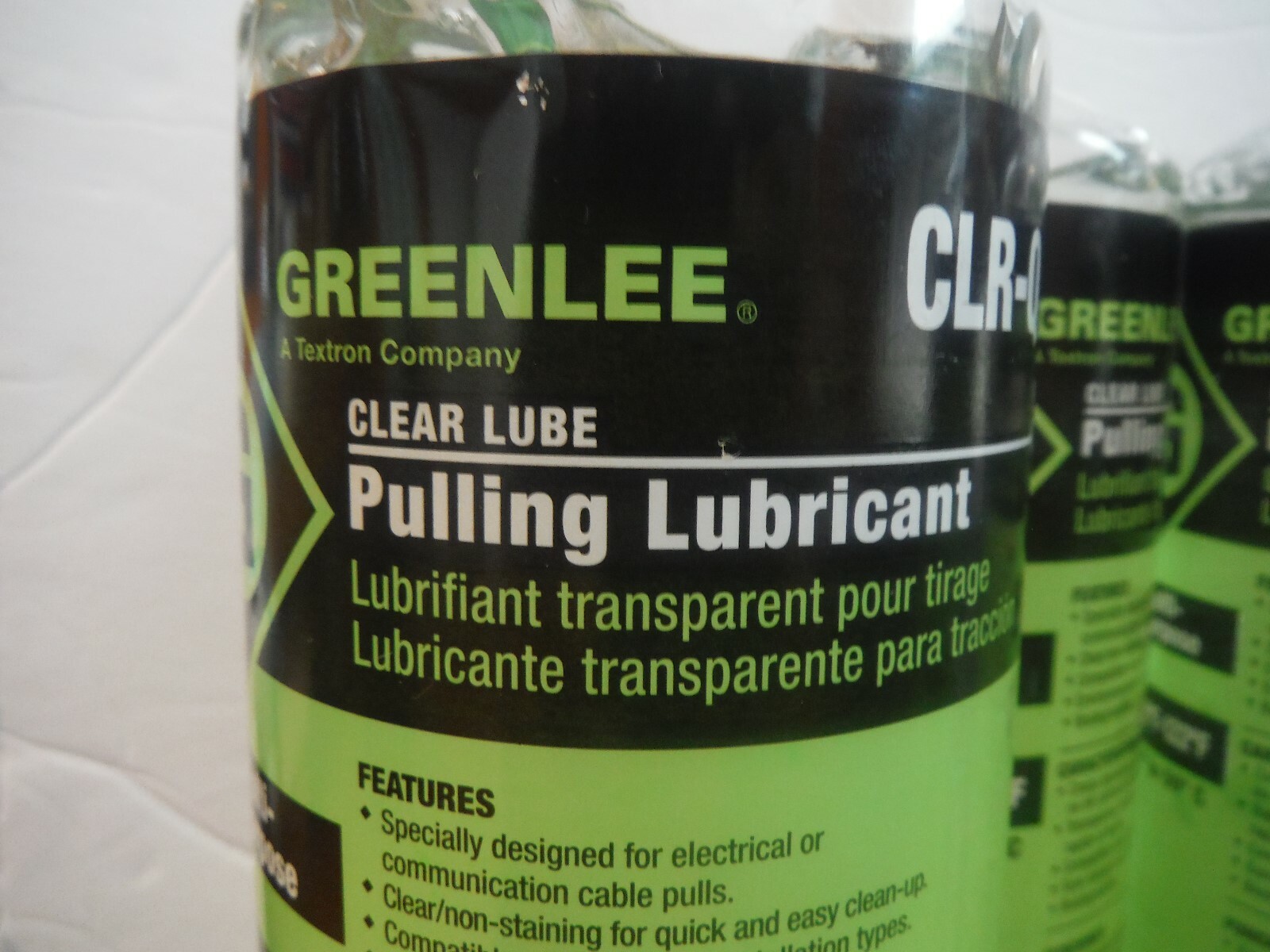 New 1 Qt (Lot of 4) GreenLee CLR-Q, Clear Lube, Pulling Lubricant | eBay