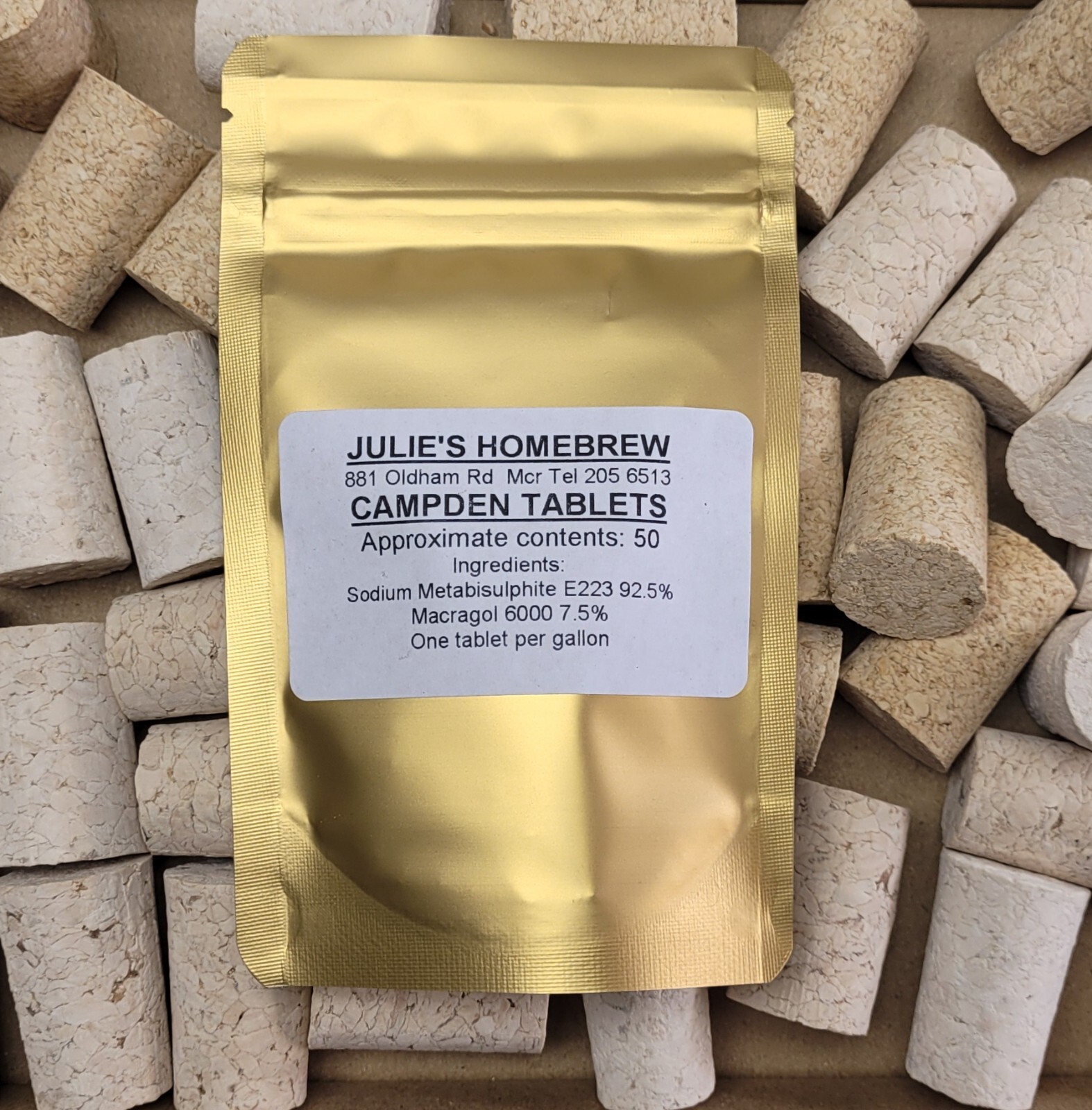Campden Tablets Pack of 50 (Approx.) Wine Additives - Homebrew | eBay UK