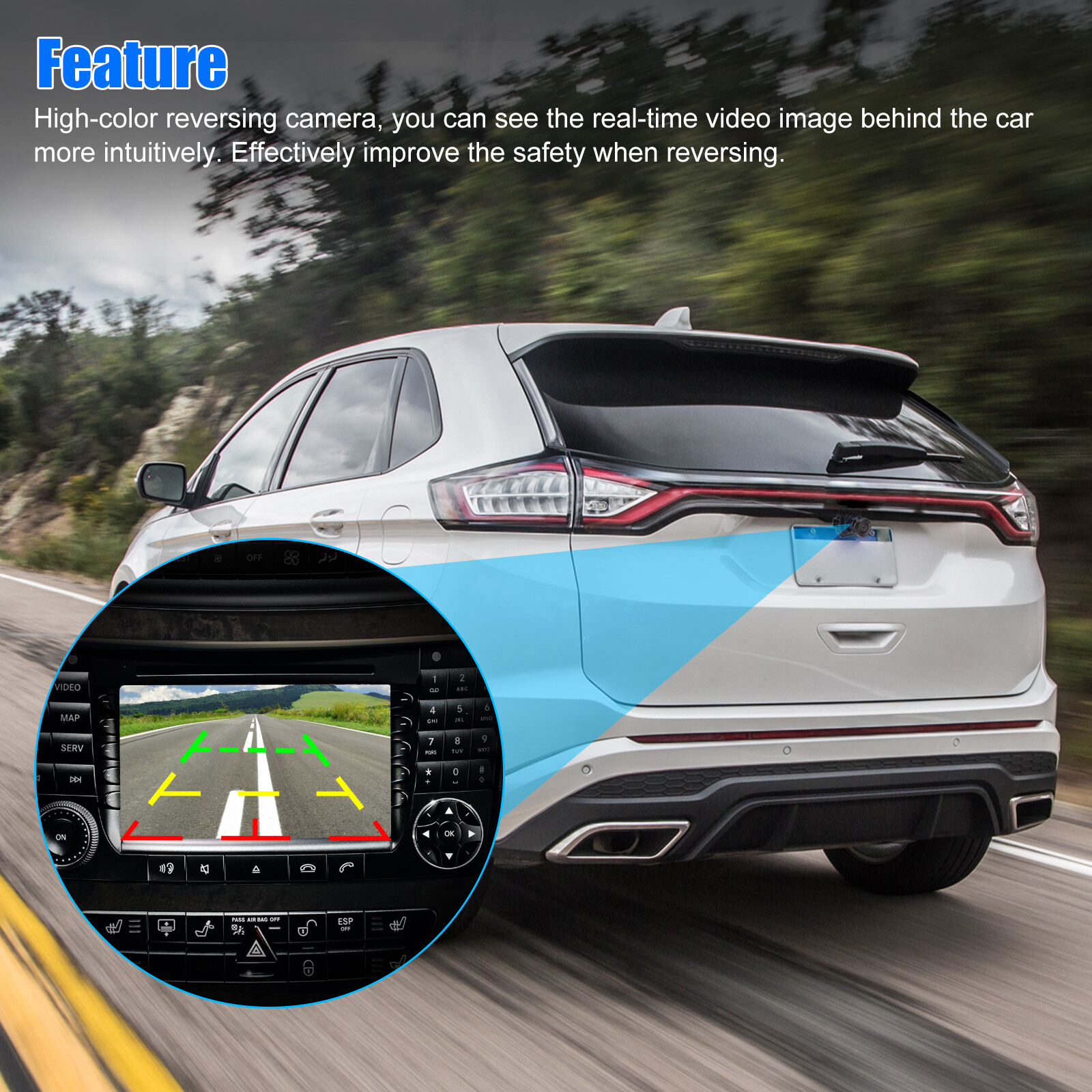 Rear View Backup Back Up Camera for Ford Fusion 2013 2014 2015 2016 ...