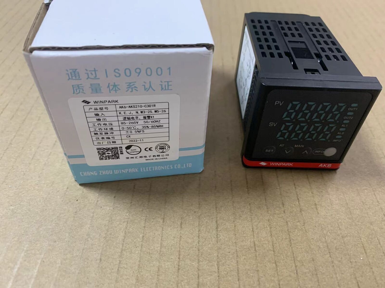 New For WINPARK Temperature Controller AK6-AKS210-C301R 85-265V 50/60HZ ...