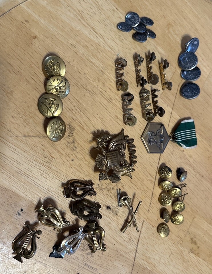 Lot US Army MILLERSBURG KY MILITARY INSTITUTE MMI JROTC ROTC Vtg Pin ...