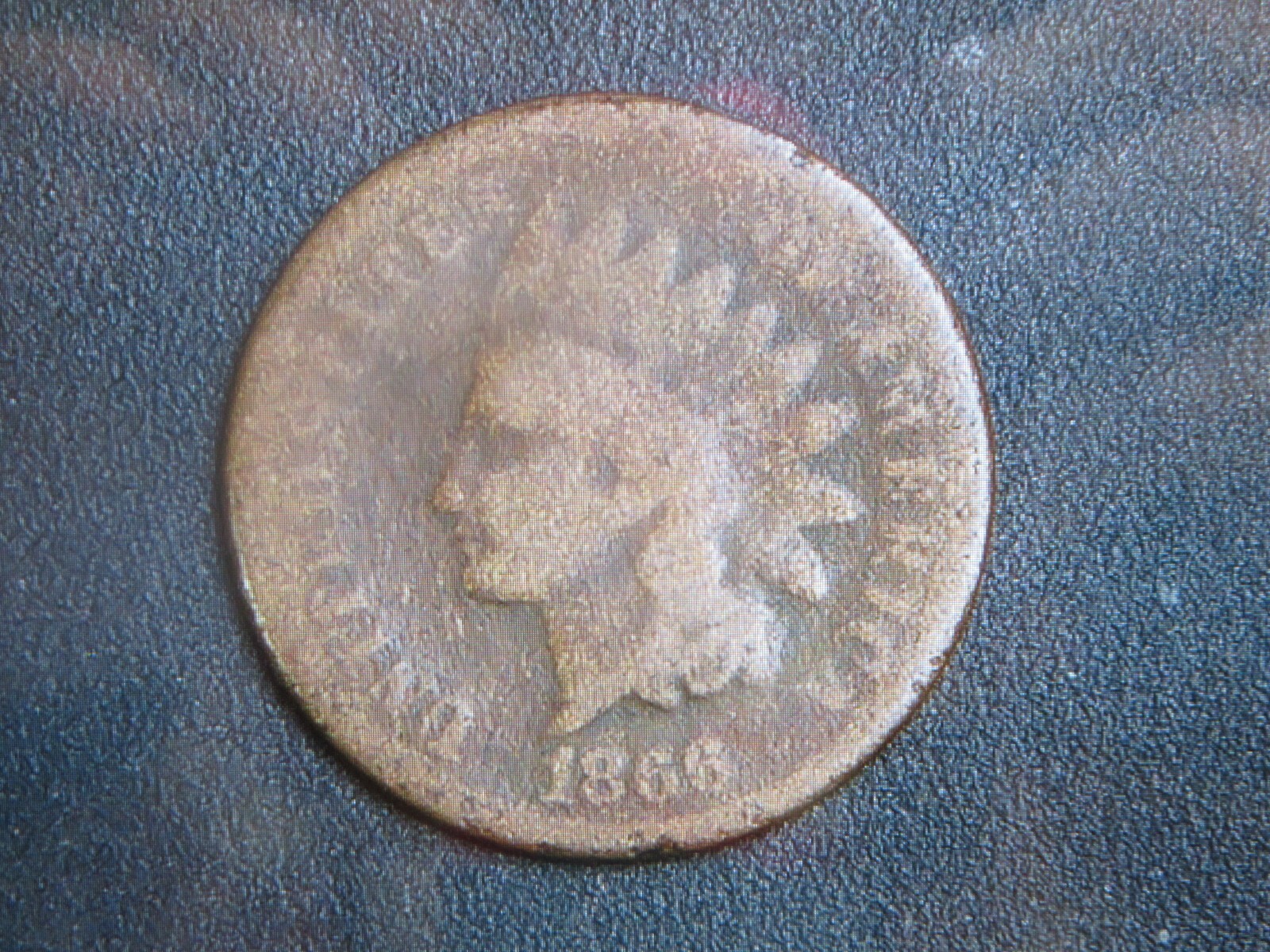 1866 Indian Head Cent ~you grade it please #18 | eBay