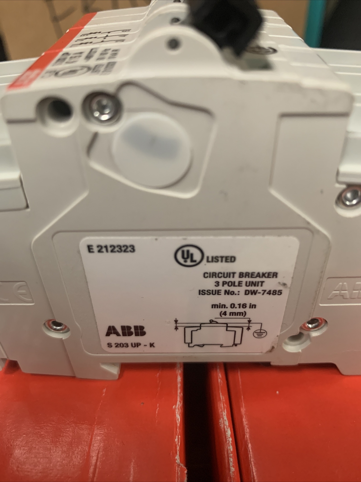 New lot of 7 ABB S 203UP-K15 circuit breakers | eBay