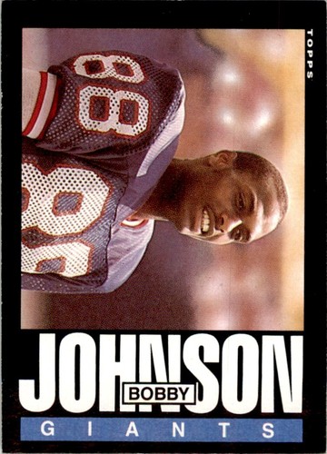 1985 TOPPS! BOBBY JOHNSON. NEW YORK GIANTS #118 | eBay
