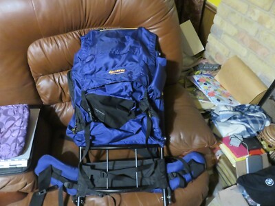 Vintage Rokk Bristlecone Backpack External Frame Hiking Trail Camping ...