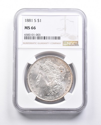 MS66 1881-S Morgan Silver Dollar NGC *6582 | eBay