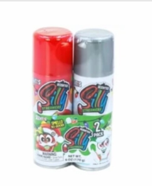 Lot of 2 Cans Scentos Scented Silly Streamers String Party Decoration ...