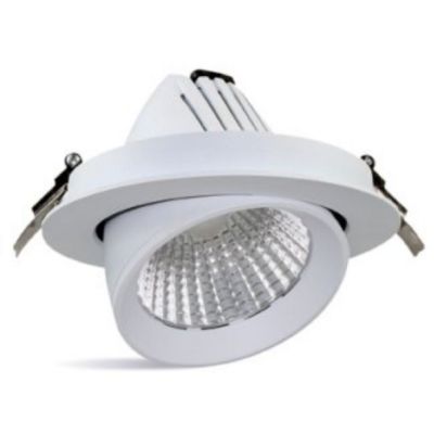 Amitex 22Watt LED Wallwasher Downlight Cool White – White Finish AX023 ...