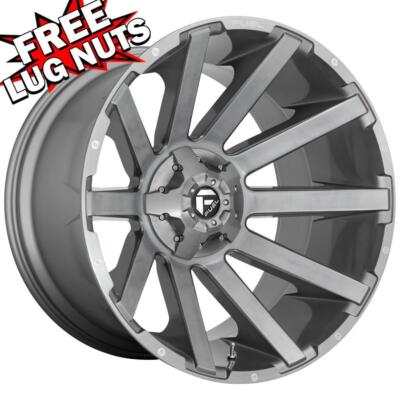 20 inch 20x9 Fuel D714 CONTRA GUNMETAL wheel rim 6x5.5 6x139.7 +2 | eBay