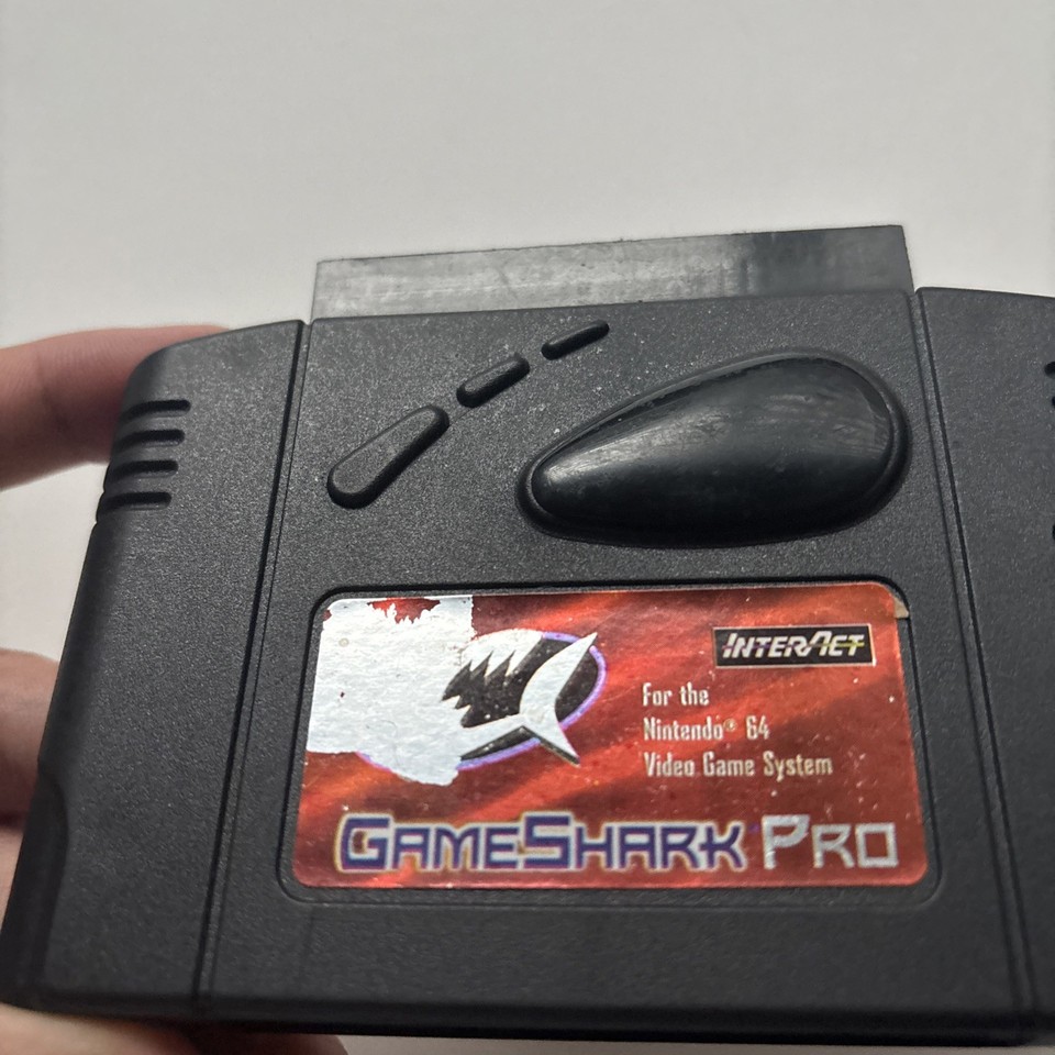 InterAct GameShark Game Shark 3.3 Nintendo 64 N64 Cartridge Cheat Codes ...